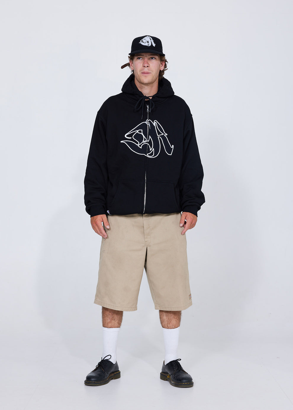 DR Zipper Hoodie - Black – dialrange